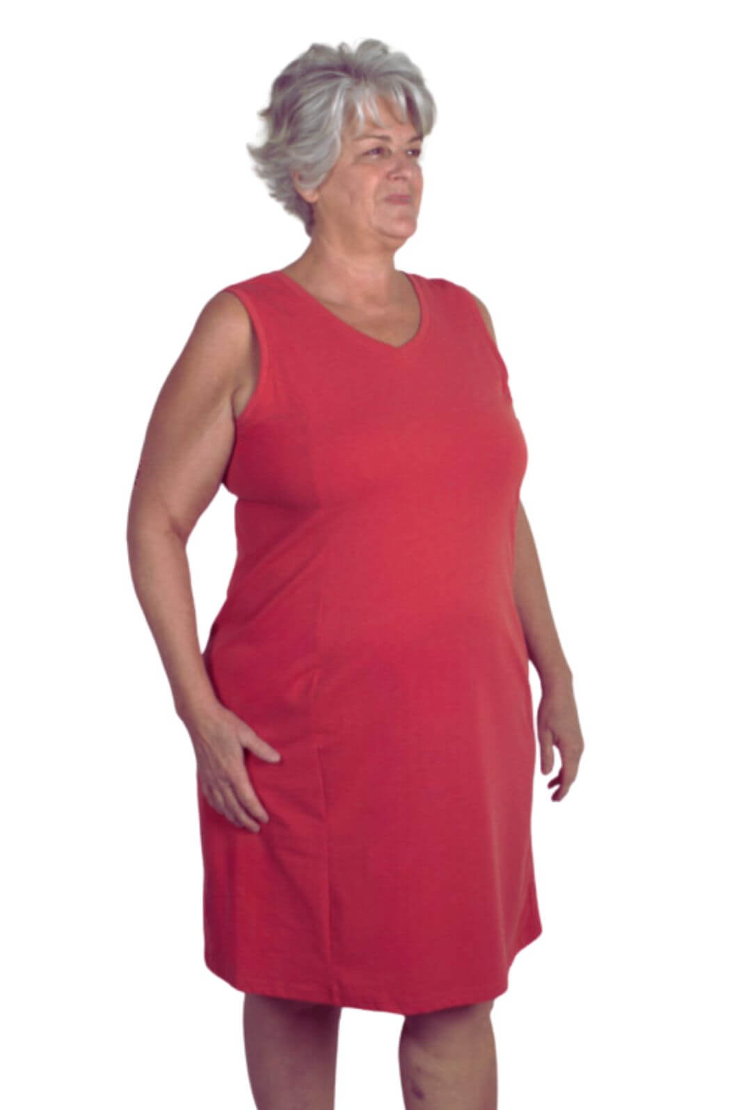 Robe Tide Taille Plus - Red Heather