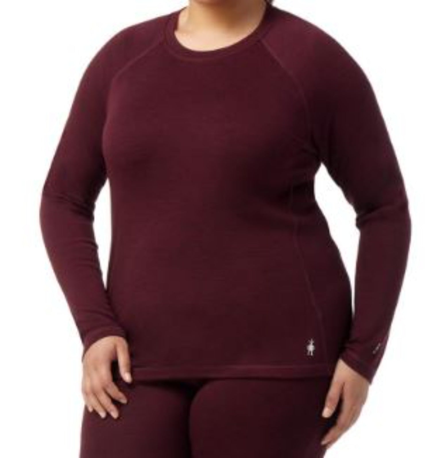 Smarwool Plus Sizes Classic Merino Crew Neck Thermal Basic Top