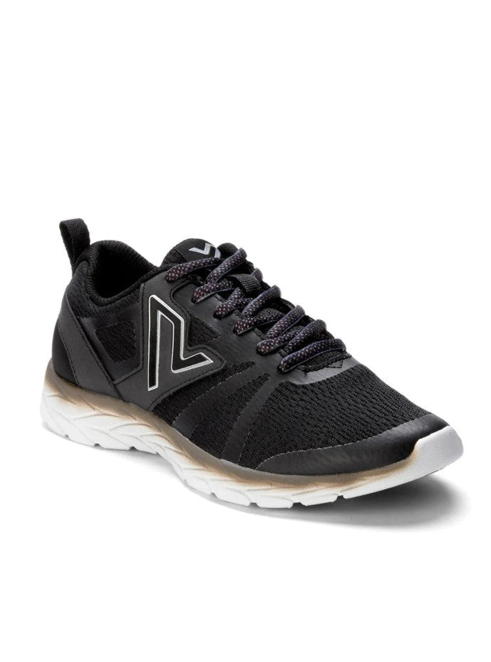 Vionic Brisk Miles Wide Walking Shoes (001-Black Mesh Synthetic) (Wide